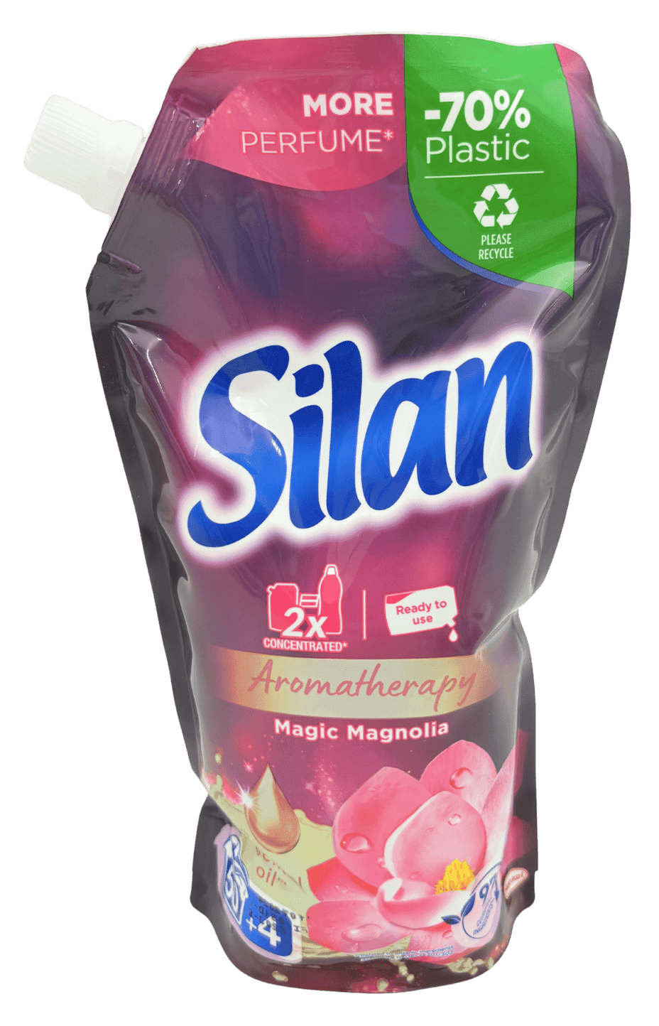 Silan öblítő koncentrátum utántöltő 54mosás 594 ml Magic Magnolia